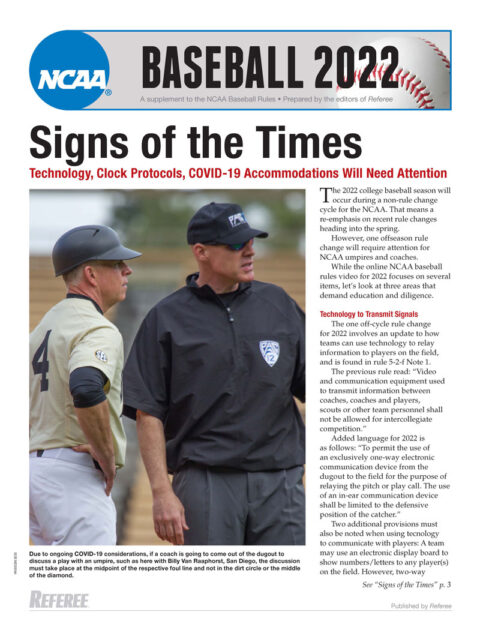 NCAA Requirements | MAC Umpires